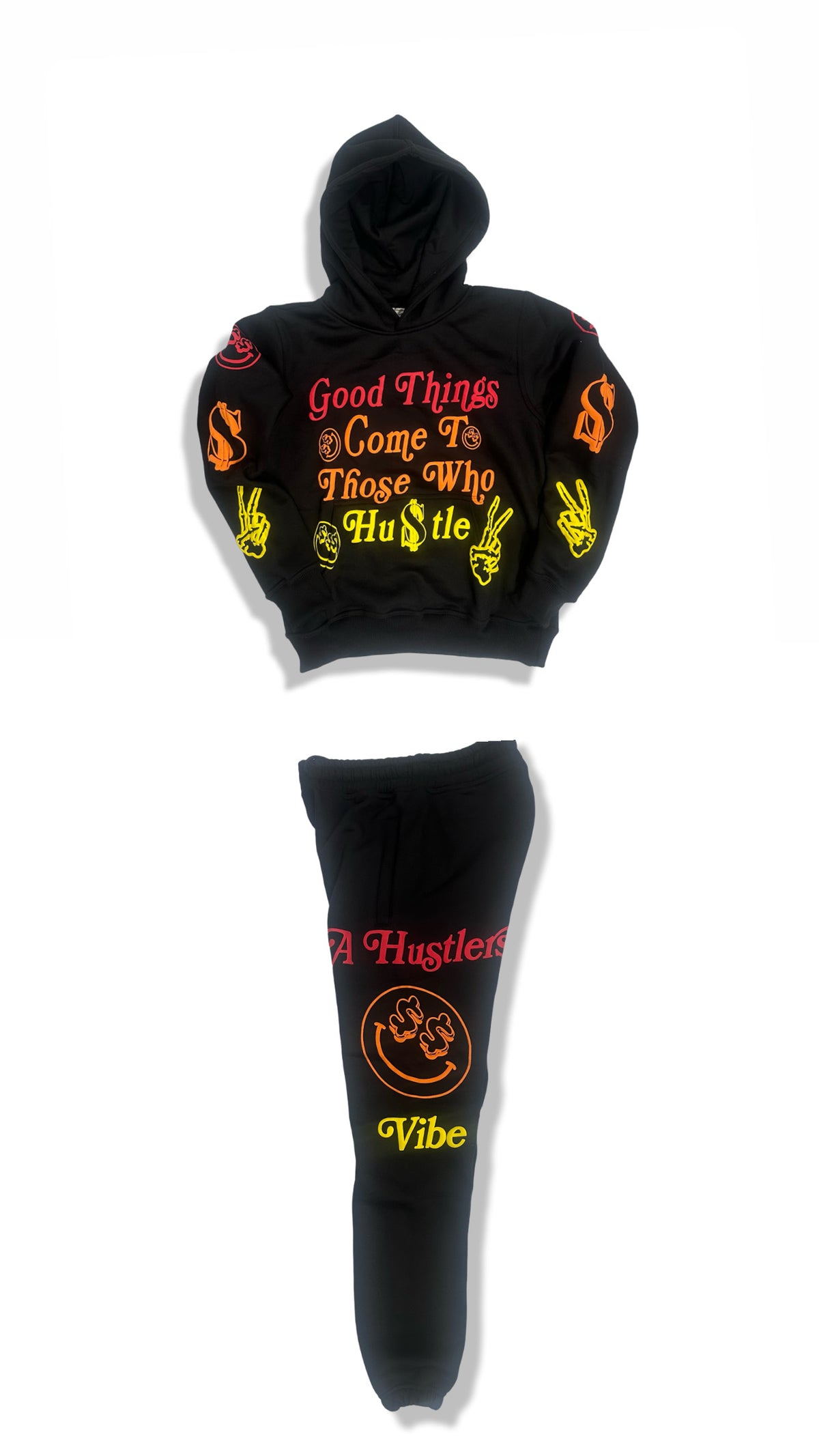 Tri-Color Puff Print Set | A Hustlers Vibe